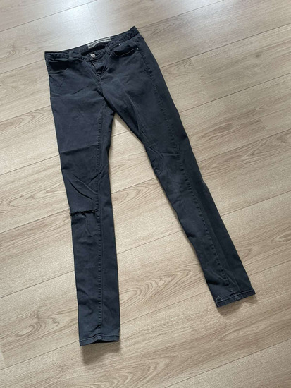 Crne skinny ripped jeans