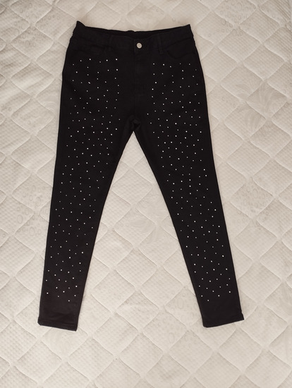Pantalone sa cirkonima vel XL, rezz