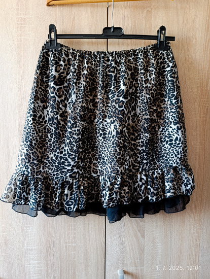 Animal-print mini suknjica