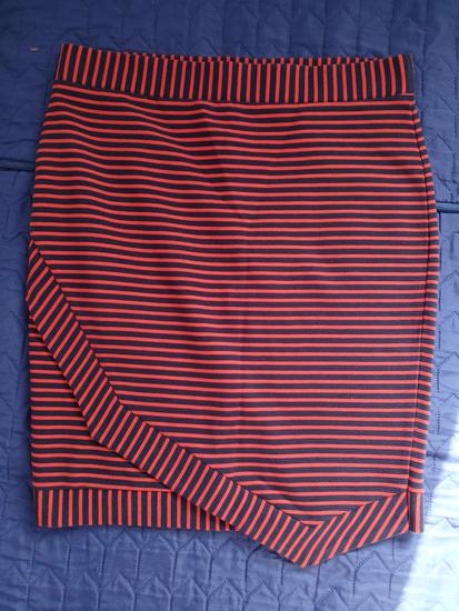 Lindex Holly&Whyte zanimljiva prugasta suknja,M/L