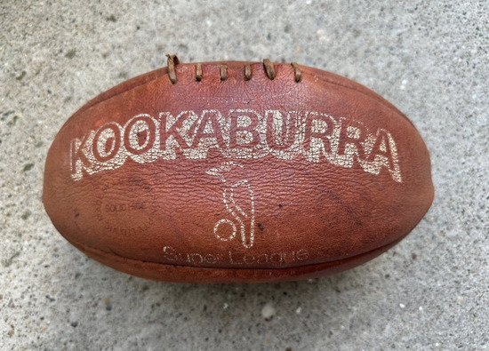 Vintage Kookaburra Super League AFL Ball