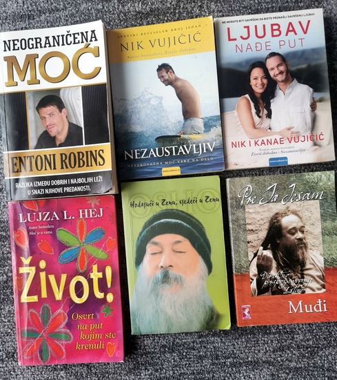11 knjiga, potpuno ocuvane, selfhelp