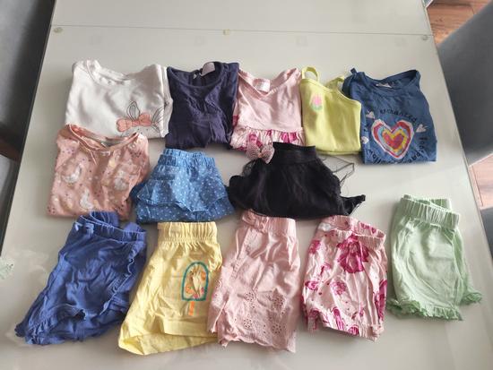Lot odece za devojcice 86/92
