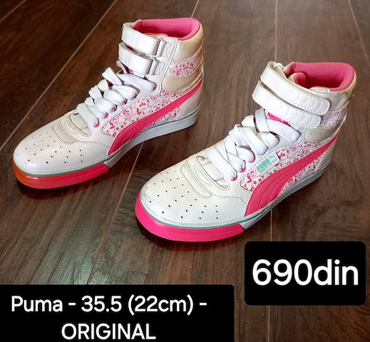 Puma duboke patike bele 35.5 - ORIGINAL