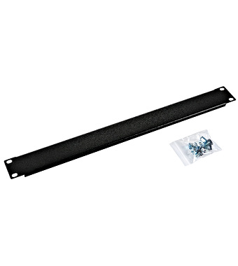 19"Slepi panel 1HU,montaža vijcima,crni
RAL9005 (crna)