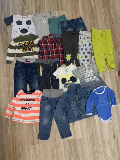 Stvari za bebu decaka vel 80/86 lot