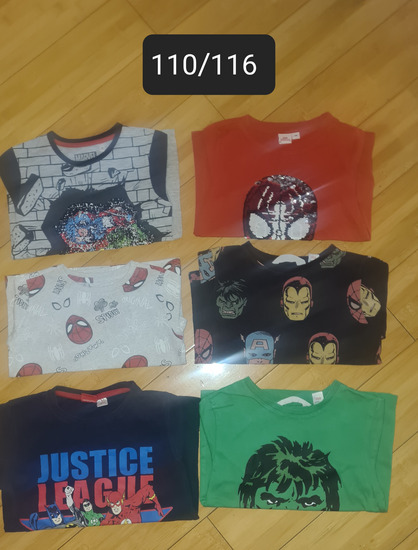 Majice kratki rukav h&m 110/116 gratis ptt
