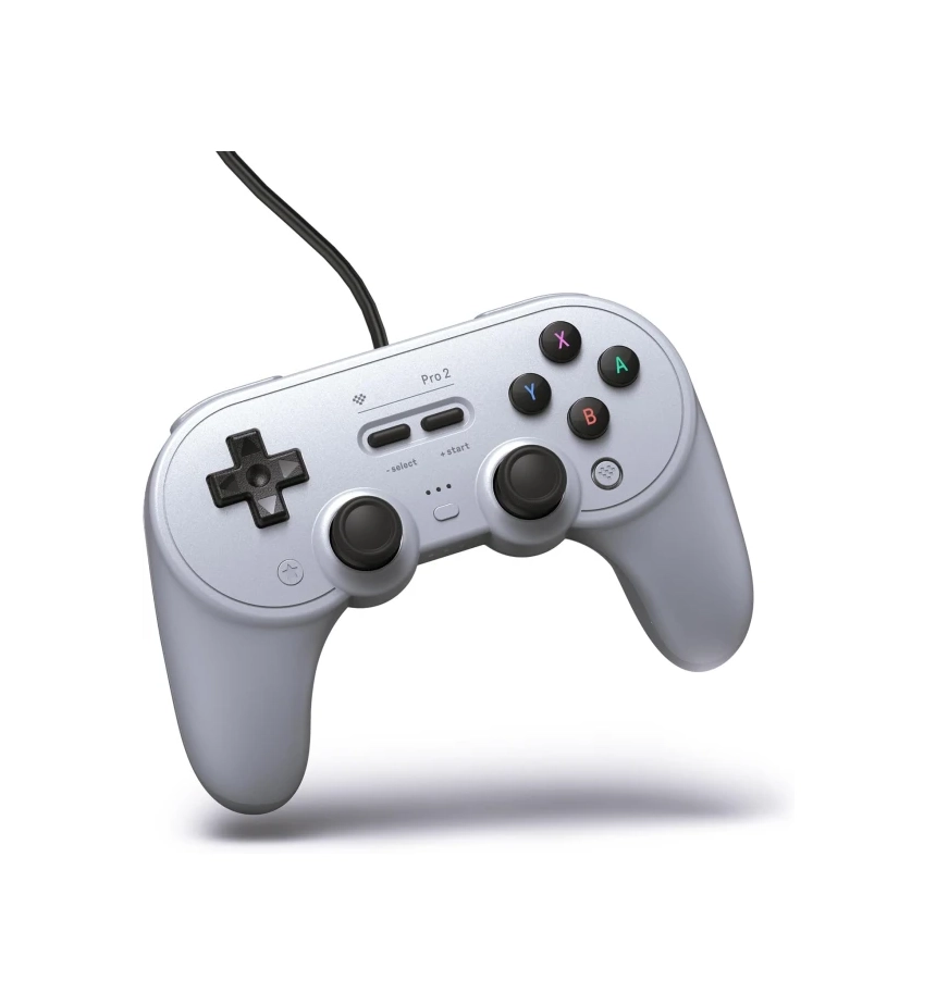 Gamepad 8BitDo Pro 2 BT/2.4Ghz/Multi platform/Vibracija/Hall Effect/TMR/Gray