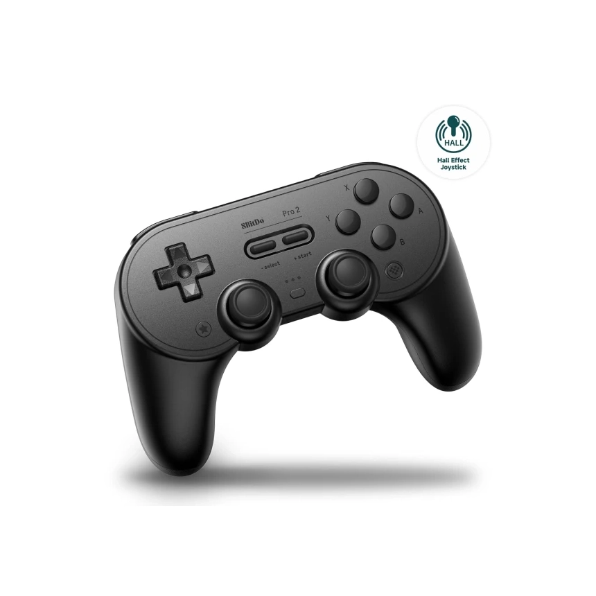 Bežični gamepad 8BitDo Pro 2 BT/2.4Ghz/Multi platform/Vibracija/Hall Effect/TMR/Black