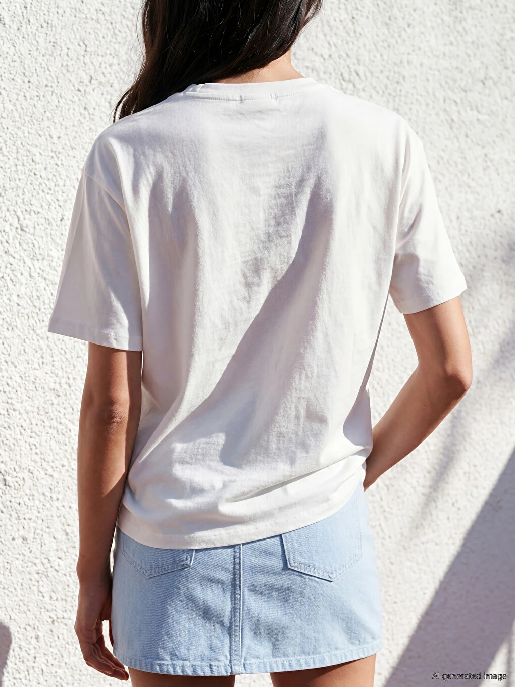 LCW Vision Štampana Oversize 100% Pamučna Ženska Majica