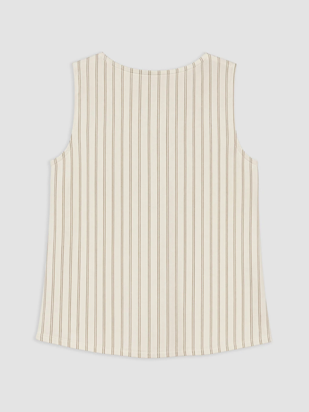 LCWAIKIKI Classic Okrugli Izrez Prugasta Bluza Sa Detaljem Na Vezivanje