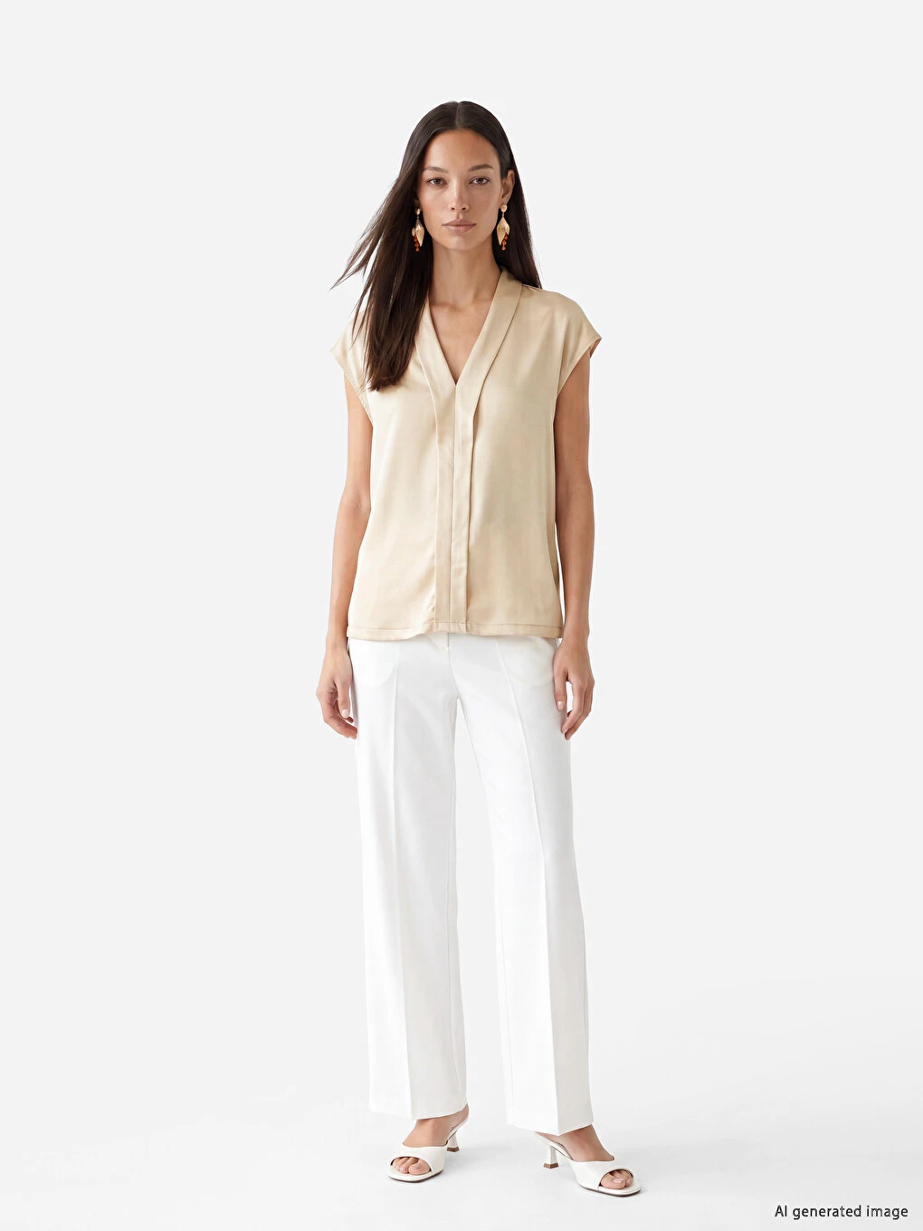 LCW EVERYDAY V Izrez Bluza