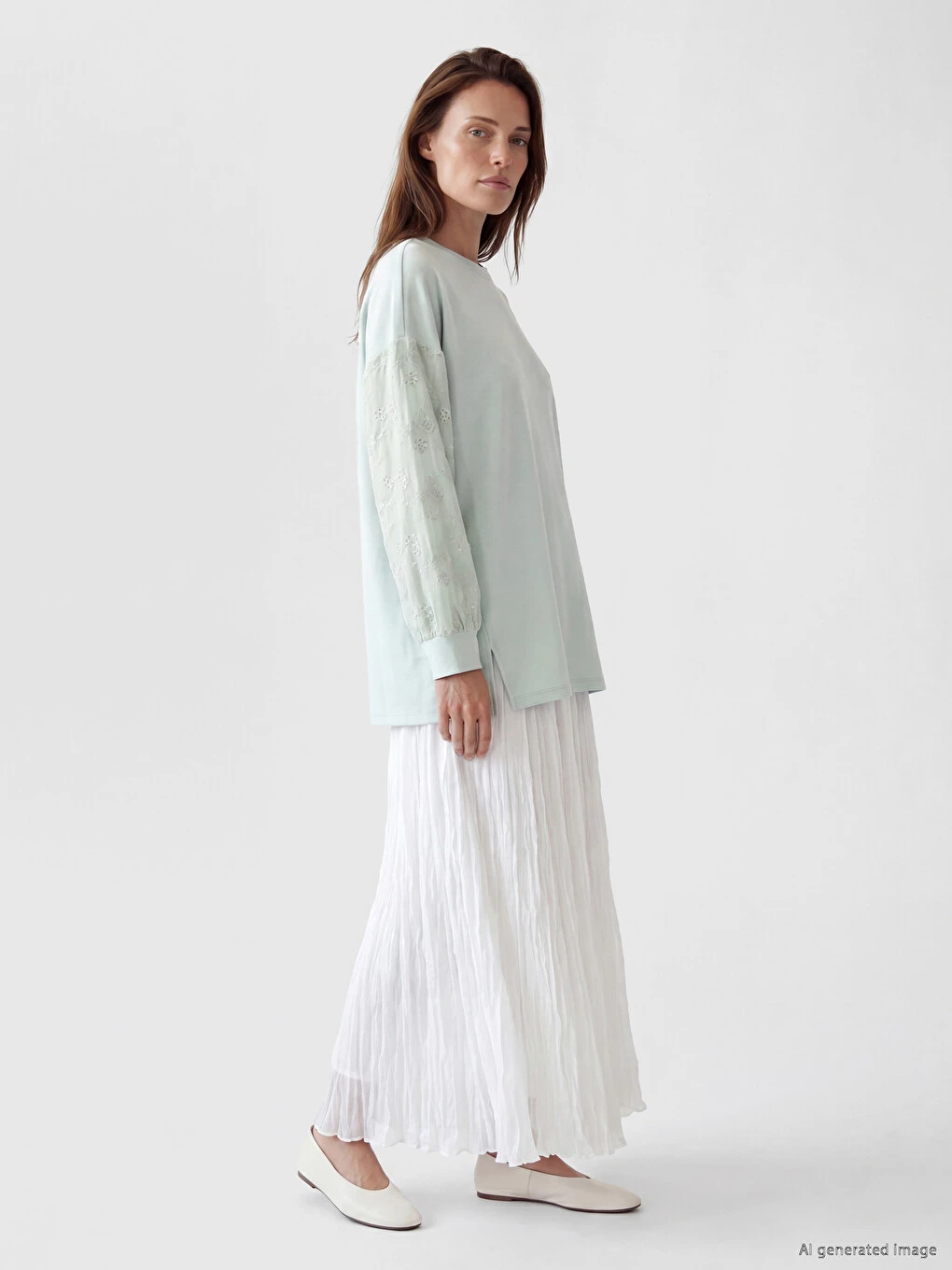 LCW EVERYDAY Ženska Oversize Dukserica Tunika Sa Mekim Dodirom