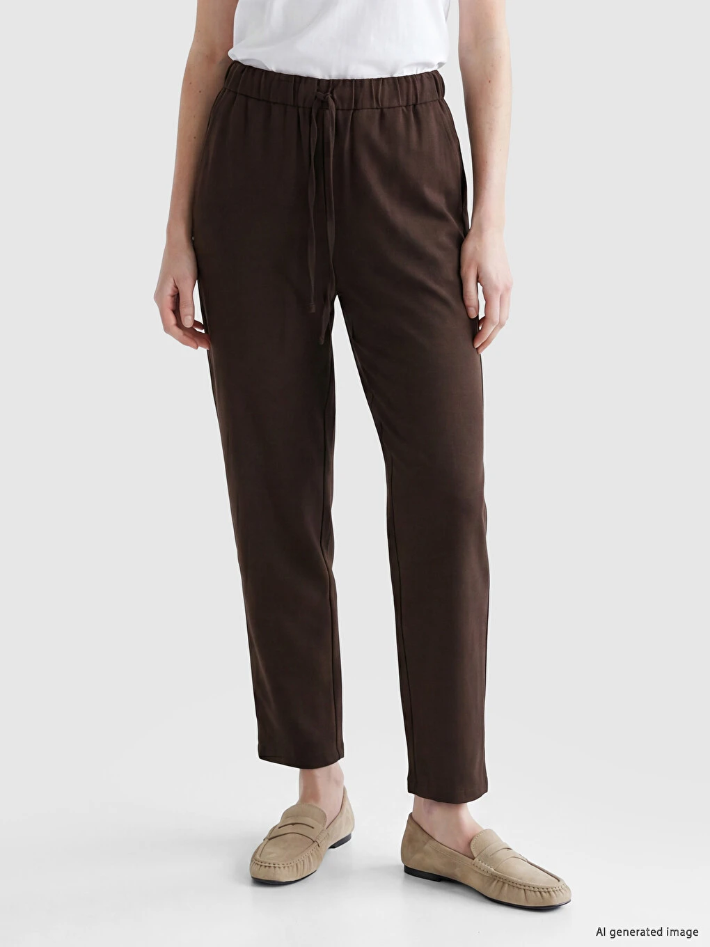 LCW Comfort Ženske Pantalone Elastičnog Struka