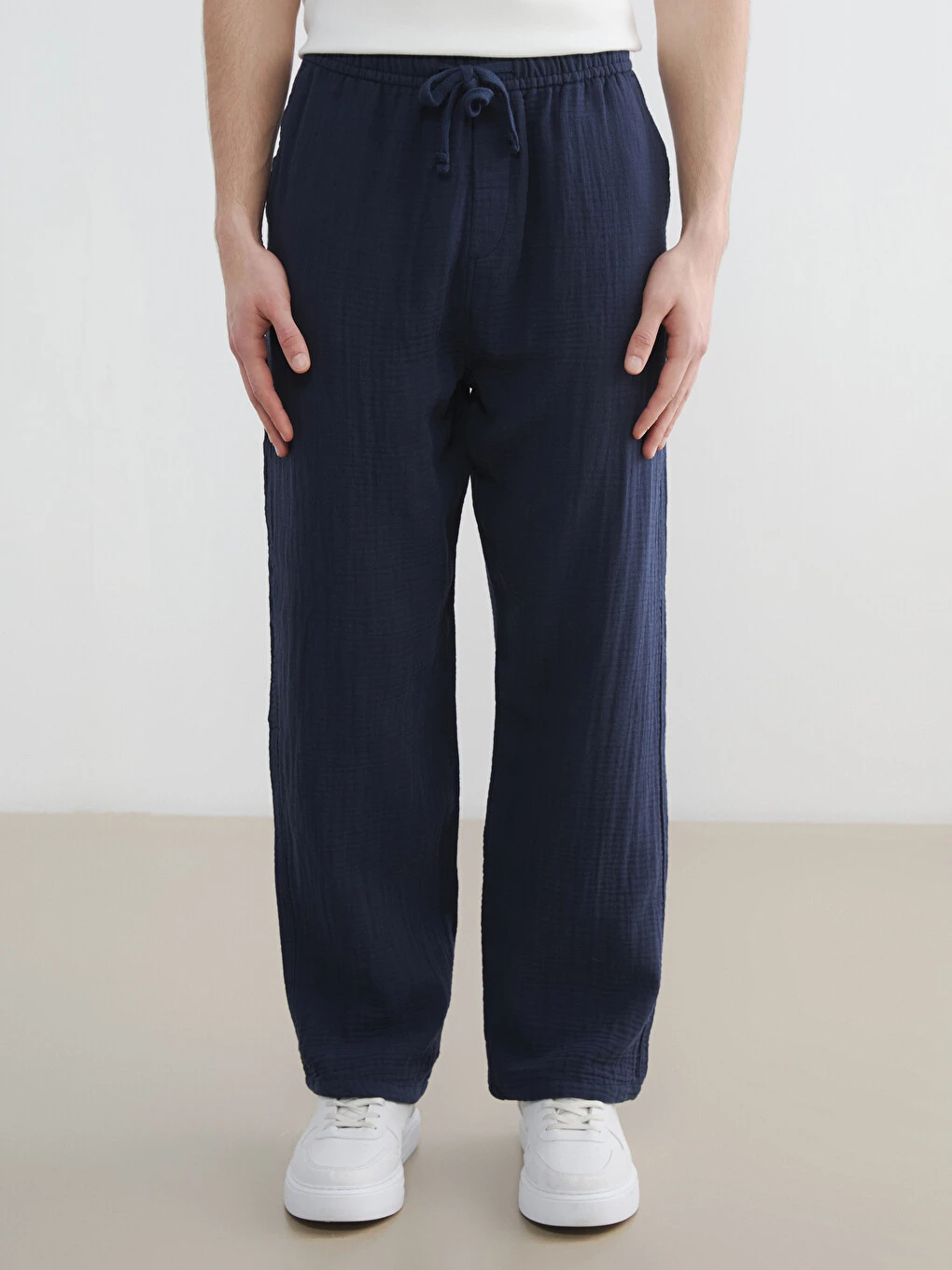 XSIDE Muške Muslin Pantalone Opuštenog Kroja