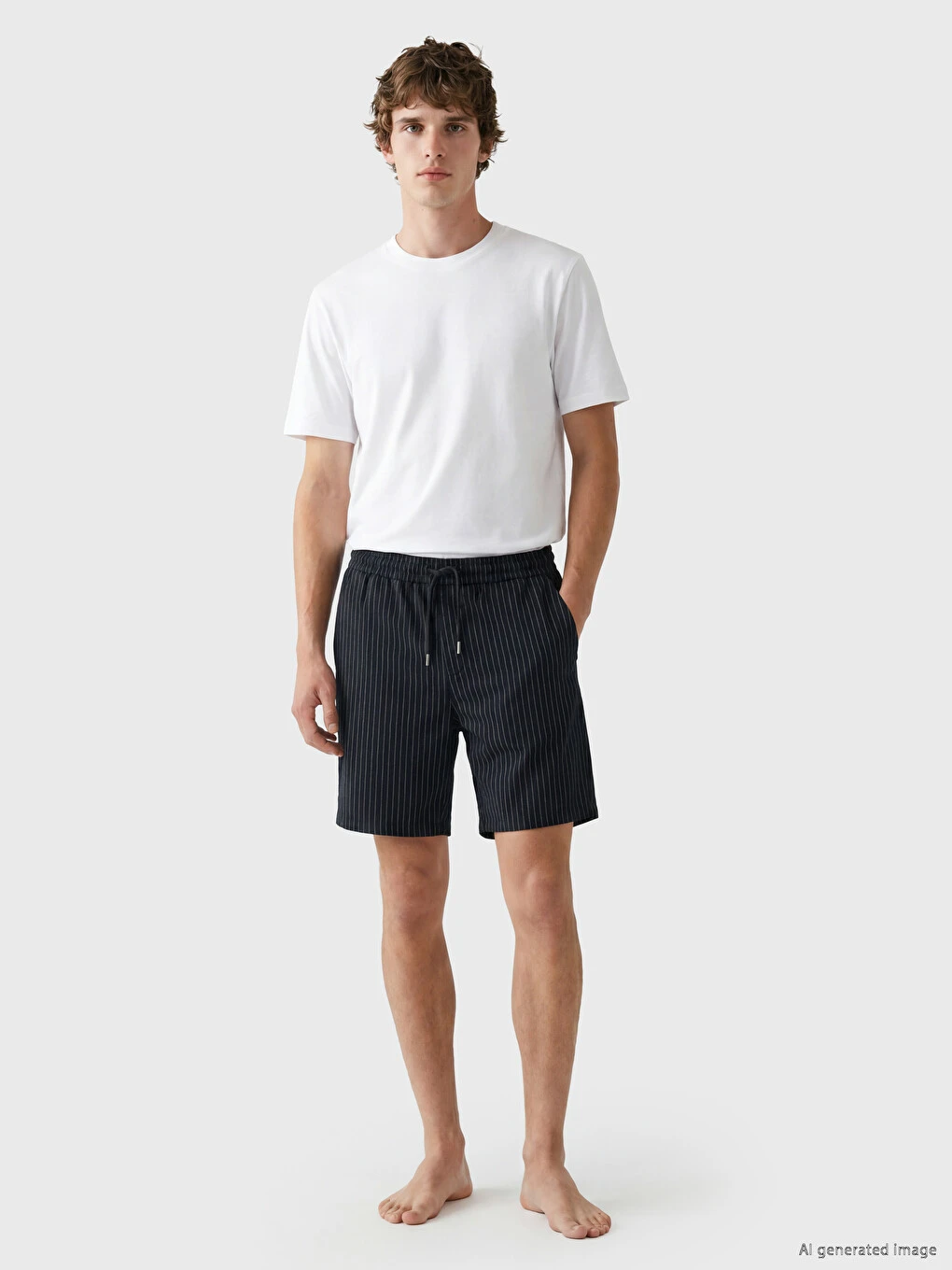 LC WAIKIKI Regular Fit Prugasti Muški Šorts