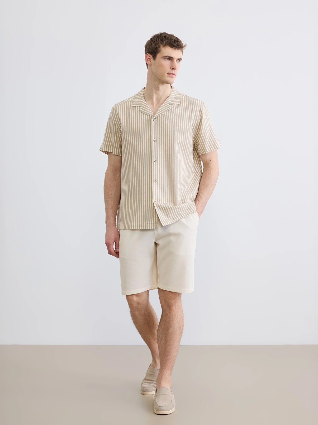 LC WAIKIKI Regular Fit Prugasta Muška Košulja