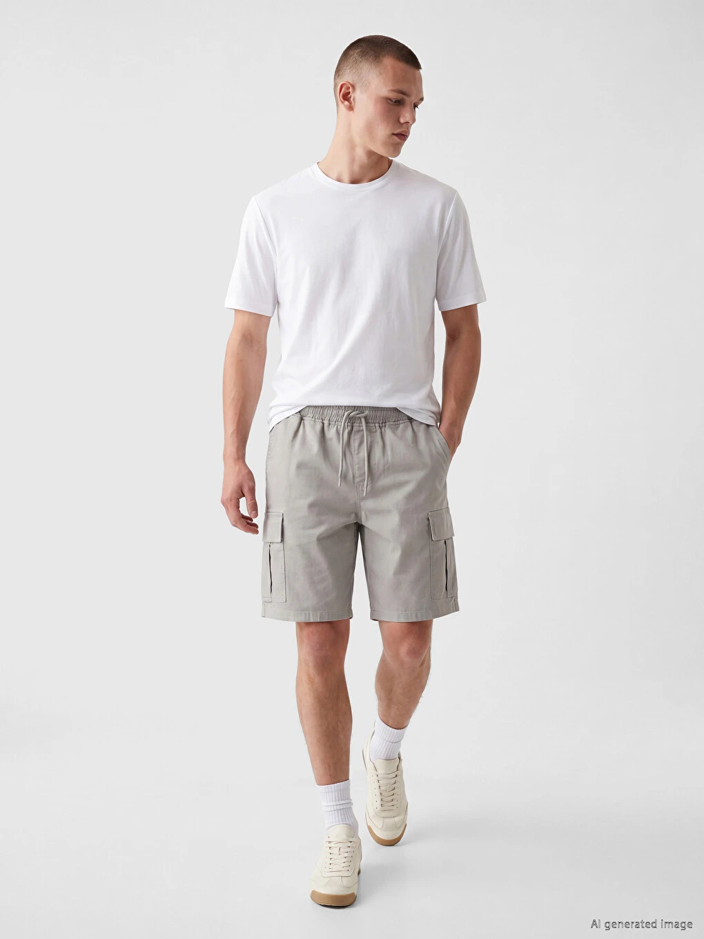 XSIDE Regular Fit Muški Cargo Šorts Elastičnog Struka