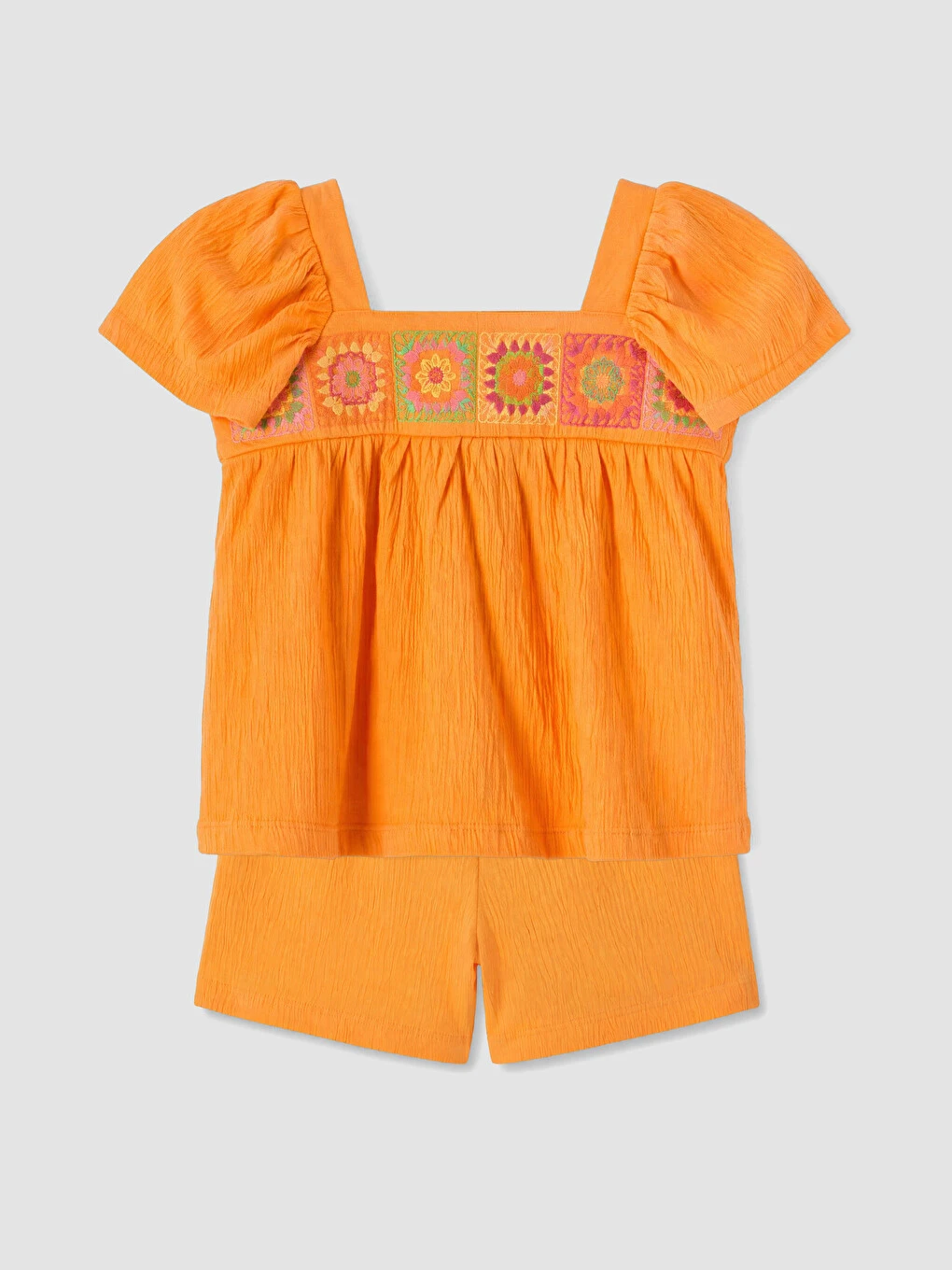 LCW Kids Vezena Bluza I Šorts Komplet Za Devojčice
