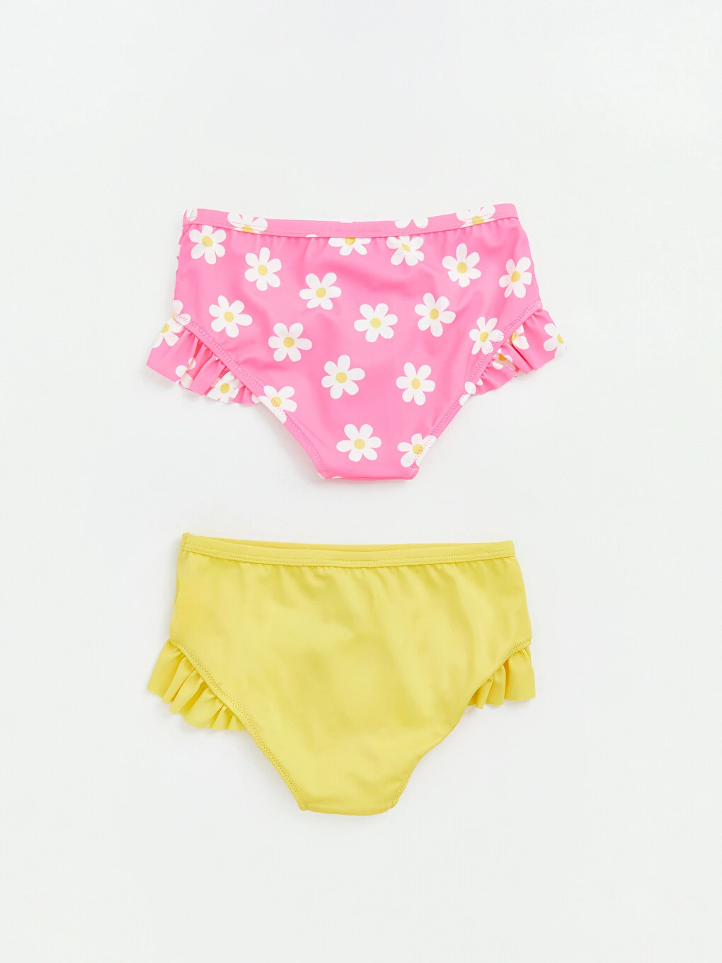 LCW Kids Dezenirani I Jednobojni Dvodelno Pakovanje Donjih Delova Bikinija Za Devojčice