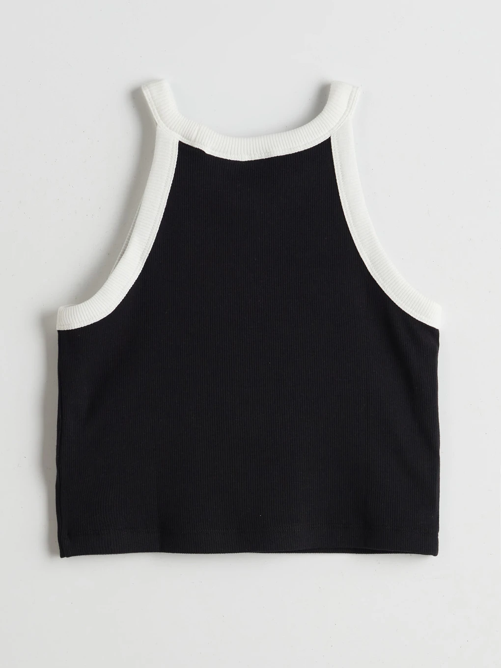 LCW Kids Halter Kragna Mickey Mouse Vezeni Dečji Usev Tanak Top Majica