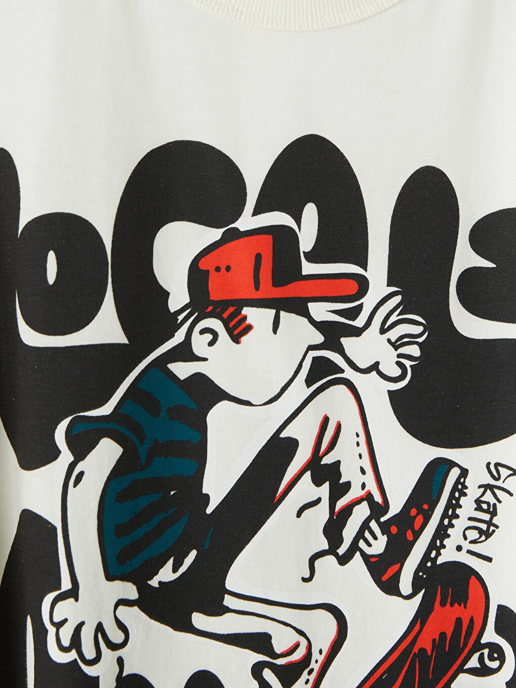 LCW Kids Majica Sa Okruglim Izrezom Sa Štampom Za Dečake