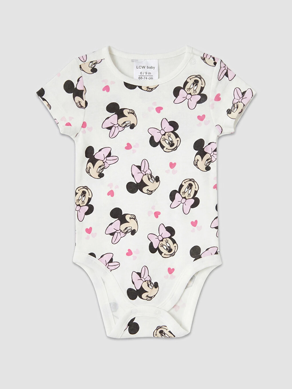 LCW baby Minnie Mouse Štampani Bodi Za Bebe Devojčice 2 Pakovanja