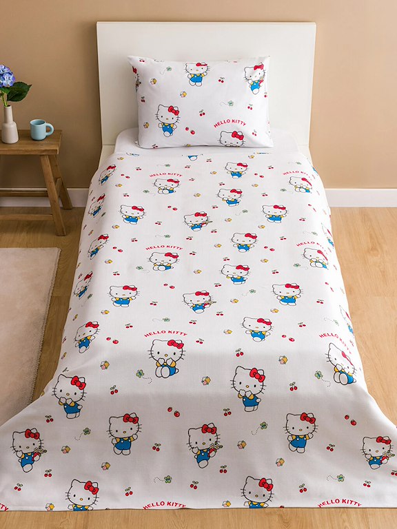 LCW HOME Hello Kitty Štampani Dečiji Pike Prekrivač Komplet