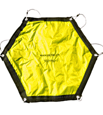 Pulling parachute, yellow, Ø 30–60 mm, for EZ100 & EZ300