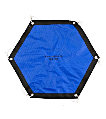 Pulling parachute, blue, Ø 100–150 mm, for EZ100 & EZ300