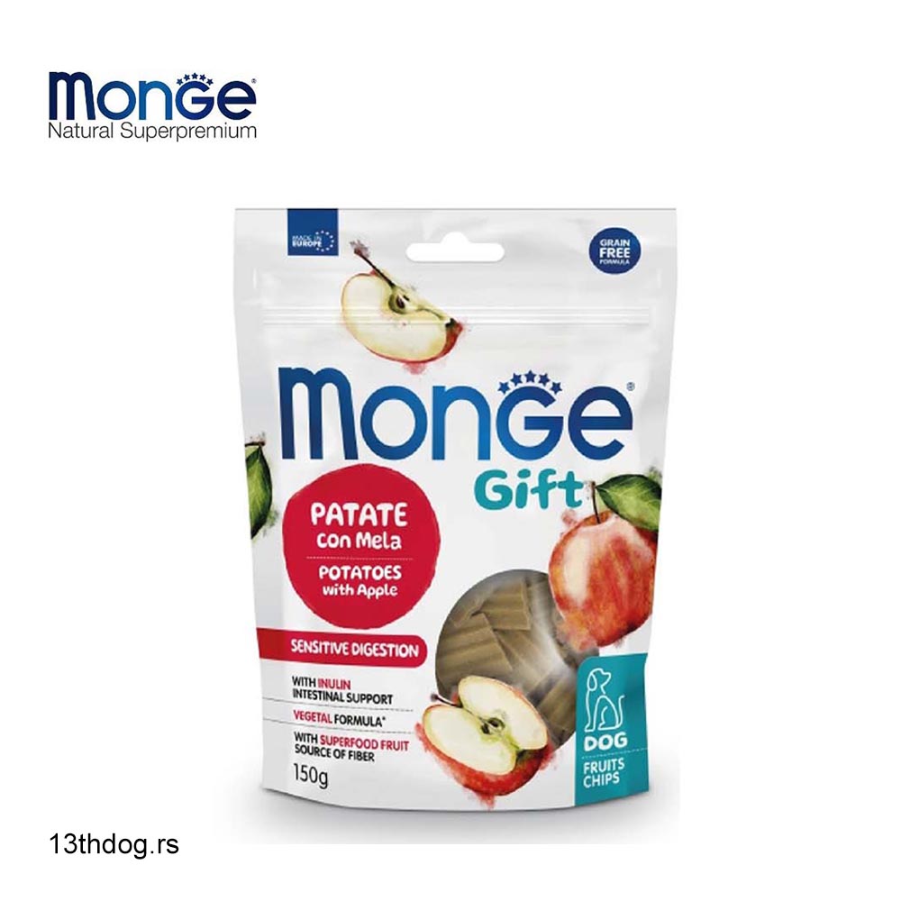 Monge Fruit Chips - Sensitive Digestion - Krompir Sa Jabukom - 150g