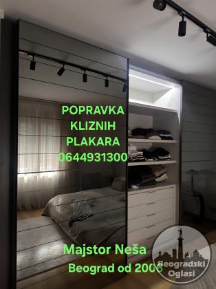 Popravka americkih i kliznih vrata plakara