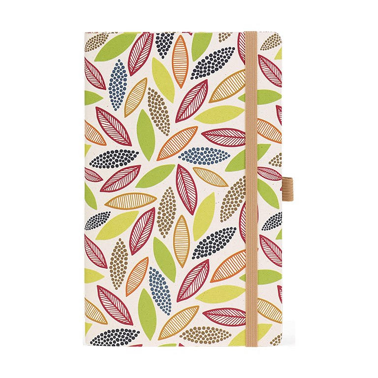 NOTES 13X21CM LINIJE 192STRANE S GUMICOM APPEEL AUTUMN FSC CASTELLI 0M39IM-004