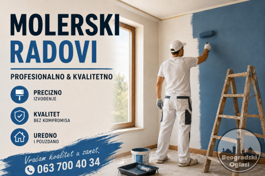 Molerski Radovi - Profesionalno & Kvalitetno