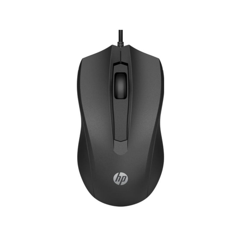 MIŠ HP 100 EURO ŽICNI/6VY96AA/CRNA