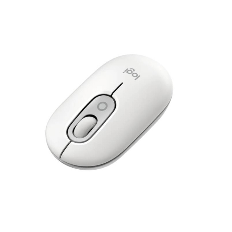 LOGITECH POP MOUSE WITH EMOJI - OFF WHITE