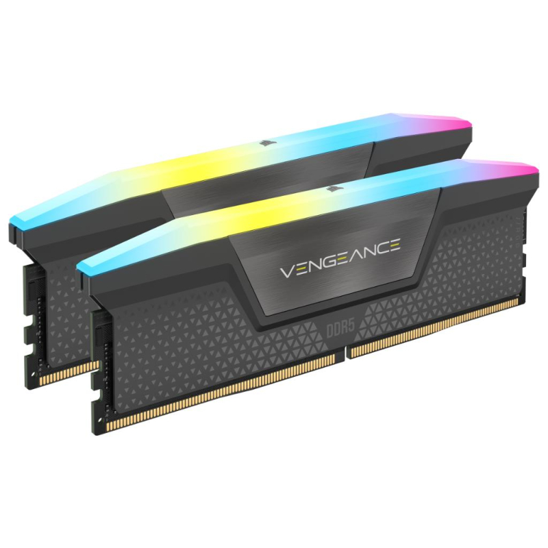 MEMORIJA CORSAIR VENGEANCE 16GB (2X8GB)/DIMM/DDR5/5200MHZ/CL40/1.25V/RGB/XMP & EXPO