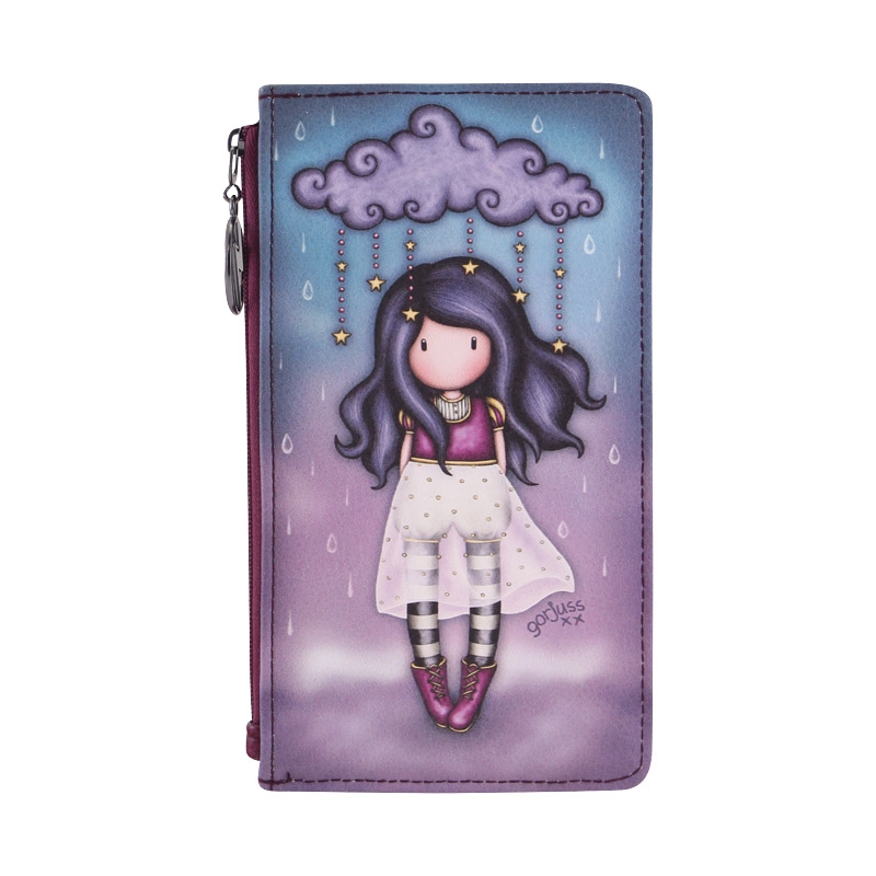 NOVČANIK VEĆI SLIM 1ZIP WHATEVER THE WEATHER LITTLE STORM CLOUD GORJUSS 1253GJ01