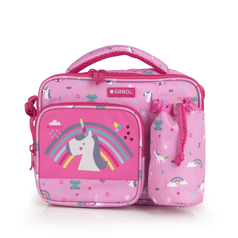 TORBA NA RAME SA TERM. OBLOGOM 27X21X6 CM 3,4L-0,26 KG RAINBOW GABOL ROZE