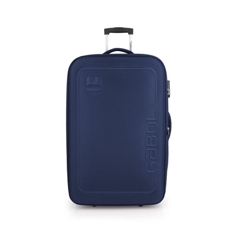 KOFER VELIKI 47X76X31,5/35 CM POLYESTER 89,5/105,5L-3,2 KG 2 TOČKA ORBIT GABOL PLAVA