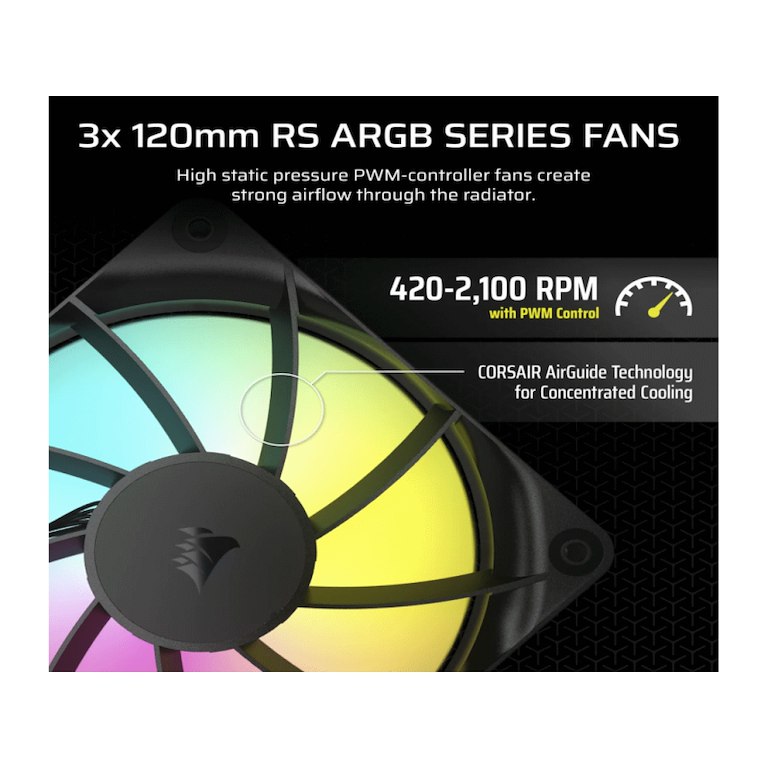 KULER ZA CPU CORSAIR NAUTILUS 360/ARGB/360MM/TRIPLE FAN/VODENO HLADENJE/CRNA
