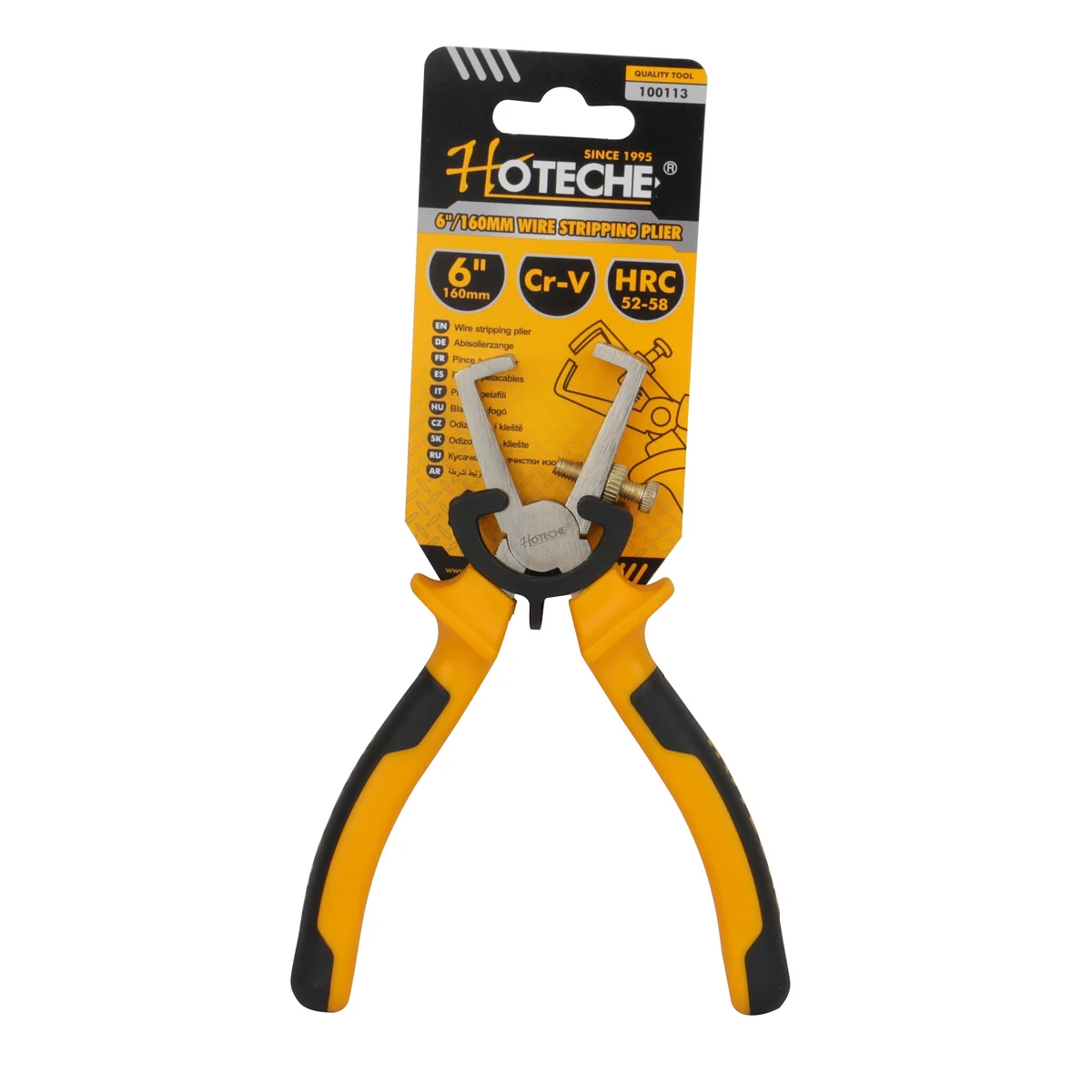 Klešta za skidanje izolacije 160mm Hoteche