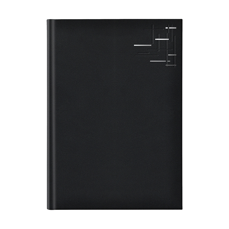 ROKOVNIK B5 LINIJE 256STRANA POSITANO C01 CRNI (BLACK)