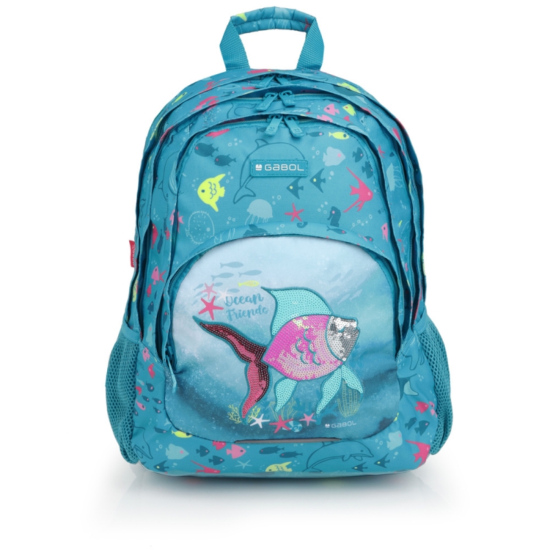 RANAC ŠKOLSKI ERGONOMSKI 32X44X18 CM 21L-0,56 KG ACQUA GABOL