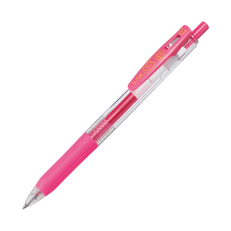 ROLER GEL 0,7MM SA GUMENIM GRIPOM (ULOĹĽAK SVETLO ROZE) SARASA CLIP ZEBRA 14327 SVETLO ROZE
