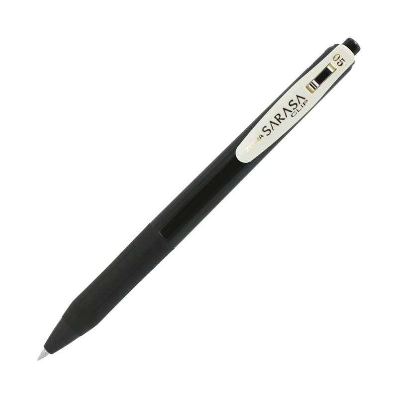 ROLER GEL 0,5MM SA GUMENIM GRIPOM (ULOŽAK CRNI) SARASA CLIP VINTAGE2 ZEBRA 69315 CRNI