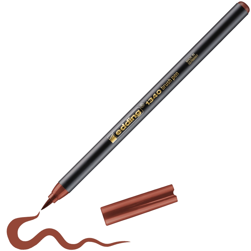 BRUSH FLOMASTERI E-1340, 1-3 MM EDDING BRAON