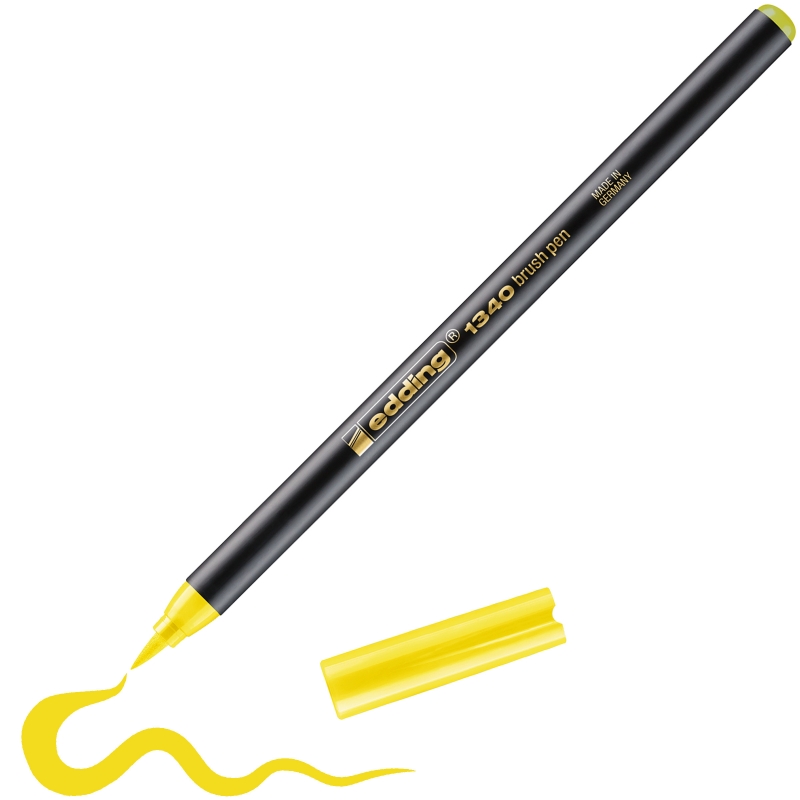 BRUSH FLOMASTERI E-1340, 1-3 MM EDDING ŽUTA