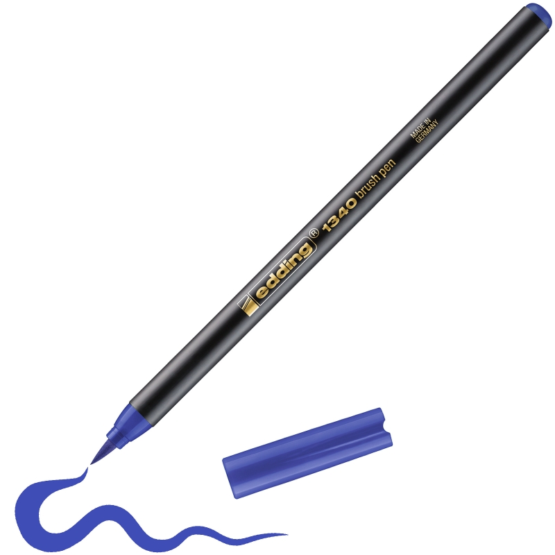 BRUSH FLOMASTERI E-1340, 1-3 MM EDDING PLAVA