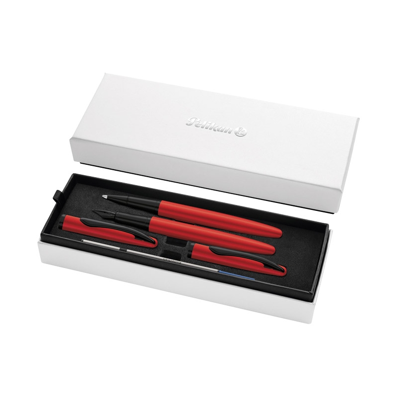 SET NALIVPERO+ROLER JAZZ NOBLE ELEGANCE+POKLON KUTIJA G25 PELIKAN 826952 CRVENI